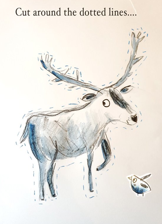 Deer Cutout Activity | pippapixley